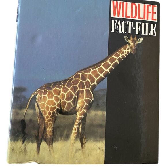 Office | Vintage Wildlife Fact File Binder With Animal Cards Dividers ...
